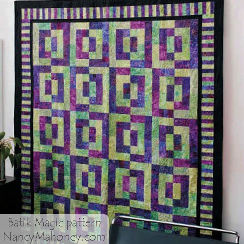 Batik Magic Quilt Pattern PDF Digital Download - Etsy