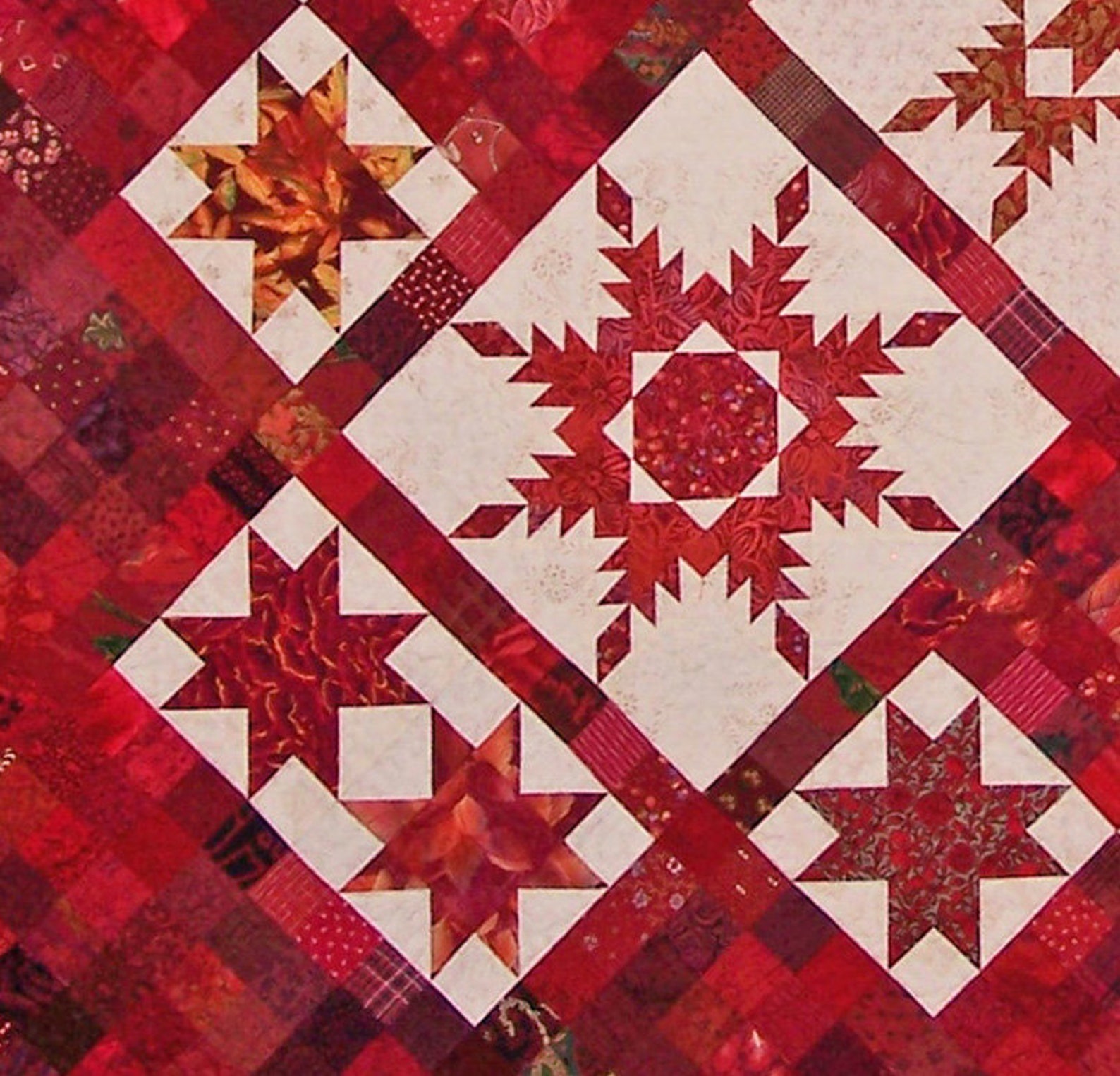 Feathered Star Sampler Quilt Pattern PDF Digital Download - Etsy