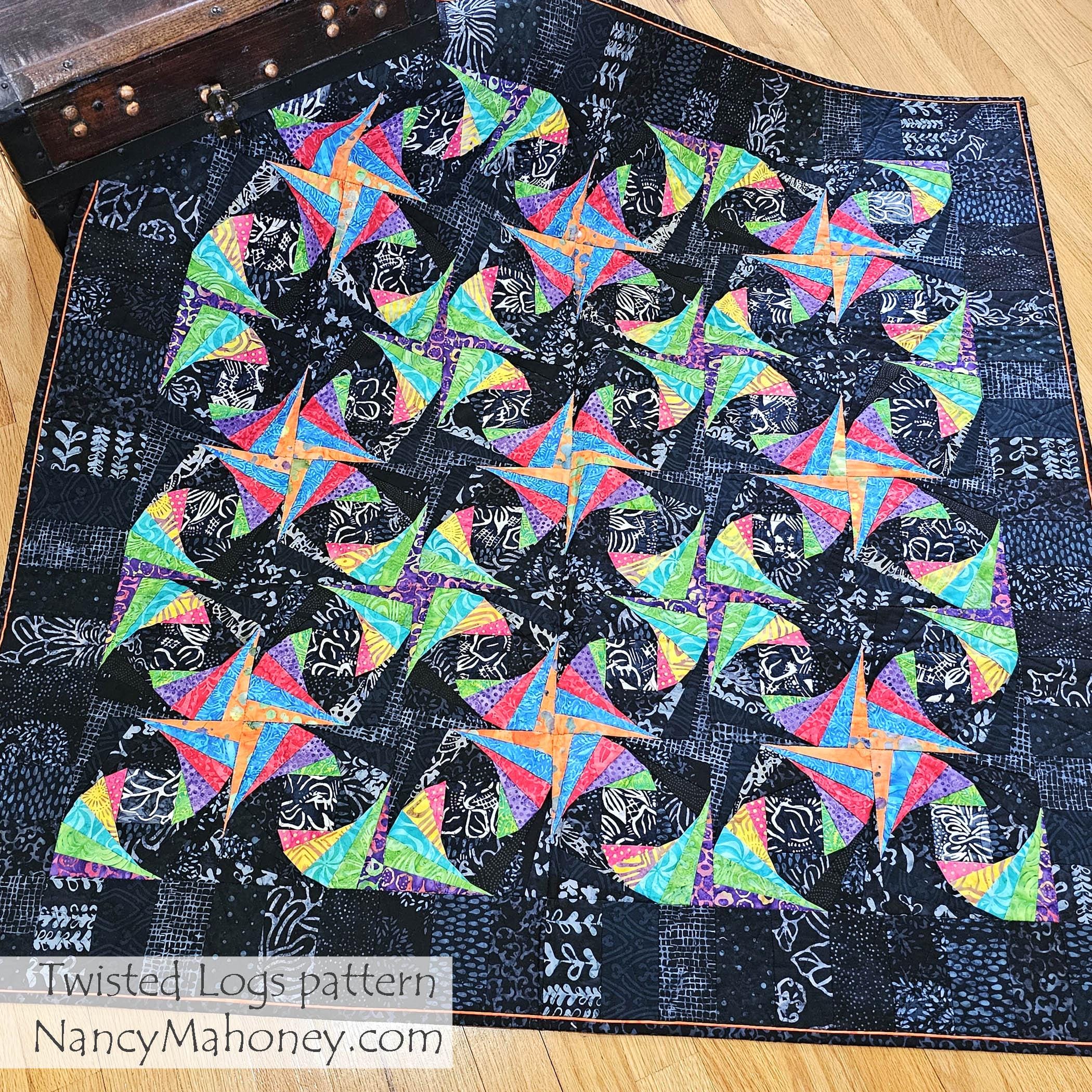 Twisted Logs Pattern (paper Copy), Foundation Paper Pieced Blocks - Etsy