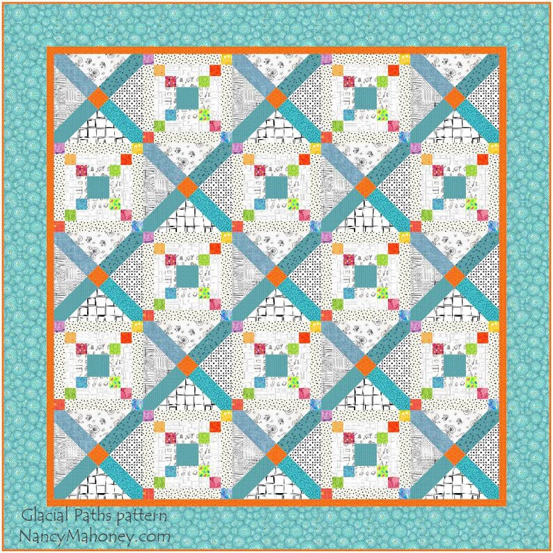 Glacial Paths Quilt Pattern PDF Digital Download - Etsy