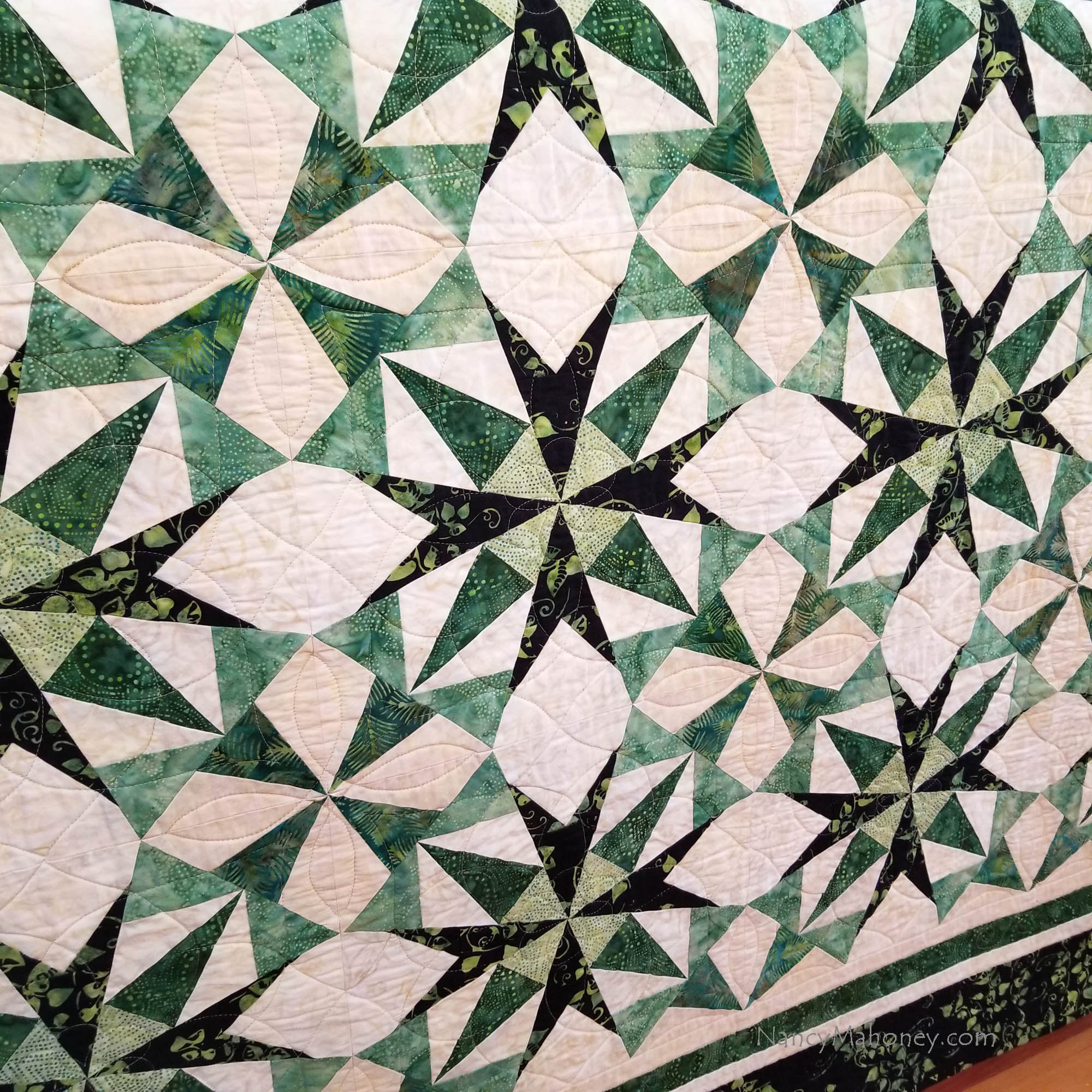 Spring Green Quilt Pattern (paper Copy), Foundation Paper Pieced Blocks ...