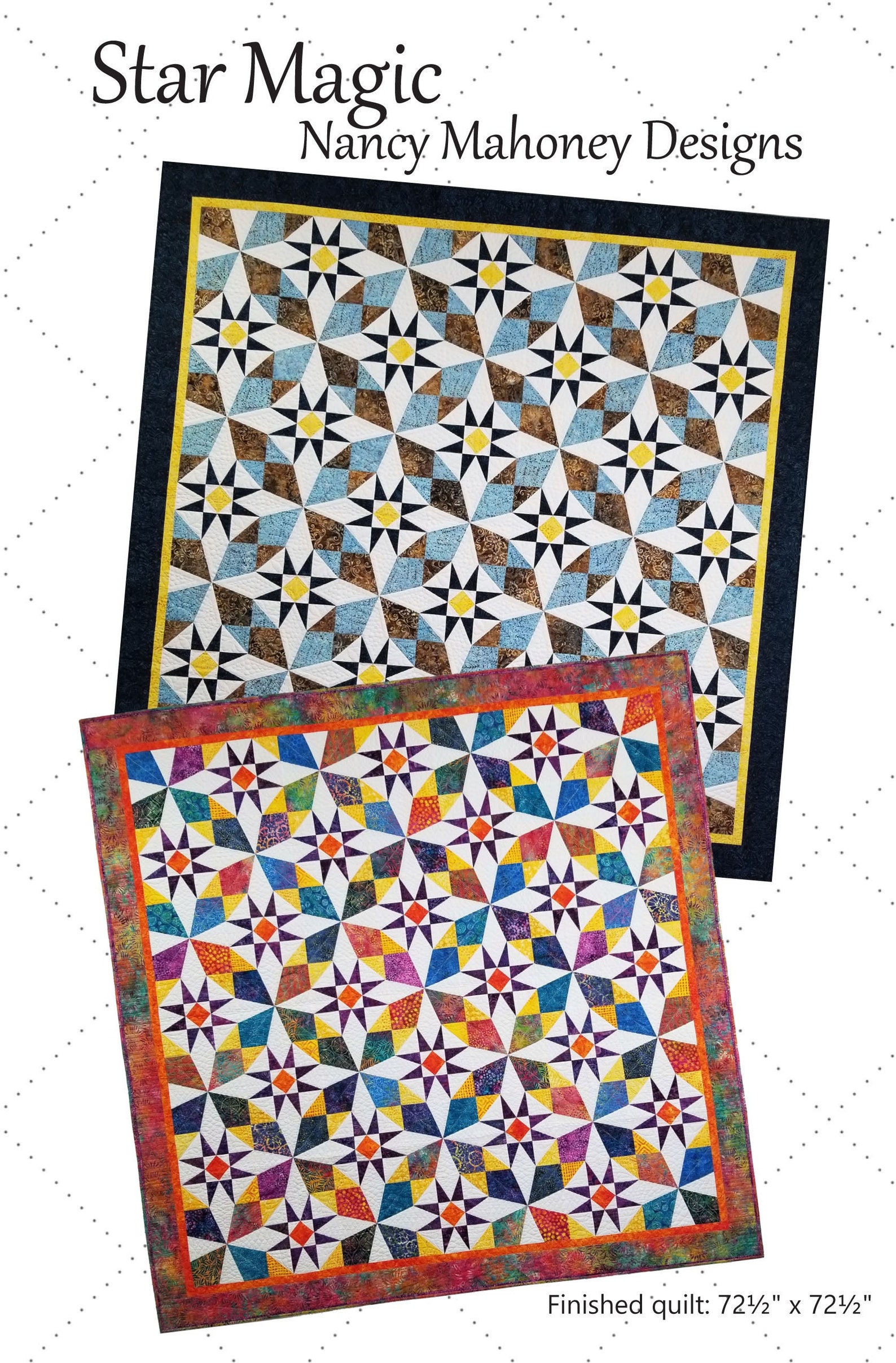 Star Magic Quilt (PDF Digital Pattern), Foundation Paper Pieced Blocks ...