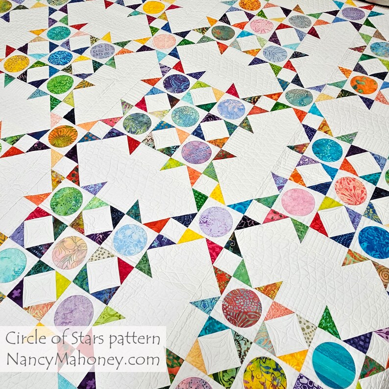 Circle of Stars Quilt Pattern (PDF Digital Pattern) - Etsy