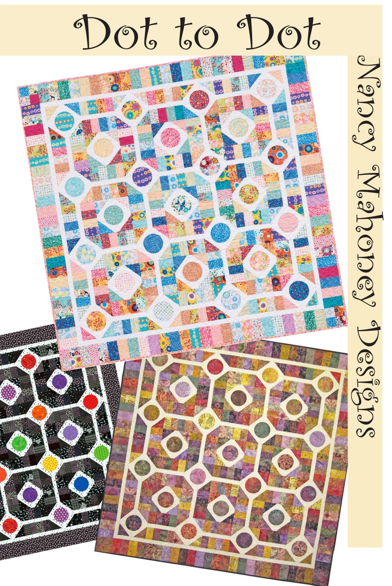 Dot to Dot Quilt Pattern (PAPER Copy) - Etsy