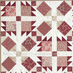 Berries & Cream Quilt Pattern (paper Copy) - Etsy