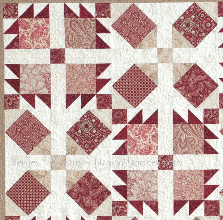Berries & Cream Quilt Pattern (paper Copy) - Etsy