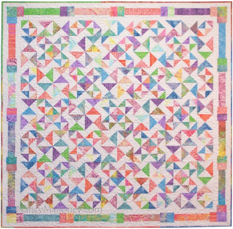Cotton Candy Quilt Pattern paper Copy - Etsy