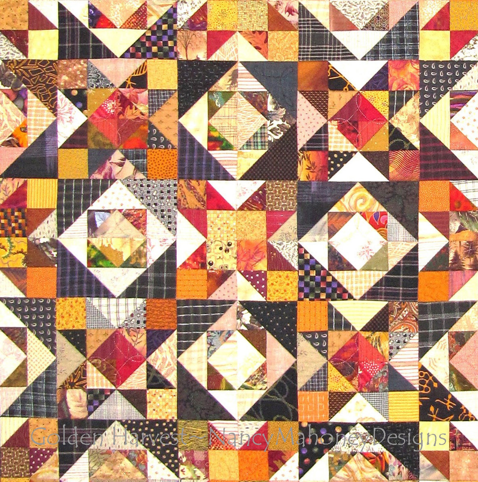 Golden Harvest Quilt Pattern (PDF Digital Download) - Etsy