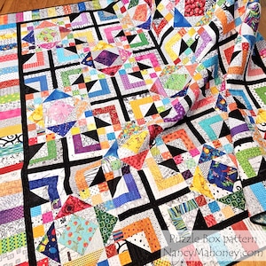 Puzzle Box Quilt Pattern (paper Copy) - Etsy