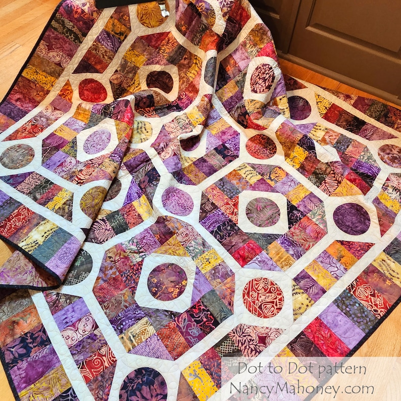 Dot to Dot Quilt Pattern (PDF Digital Download) - Etsy