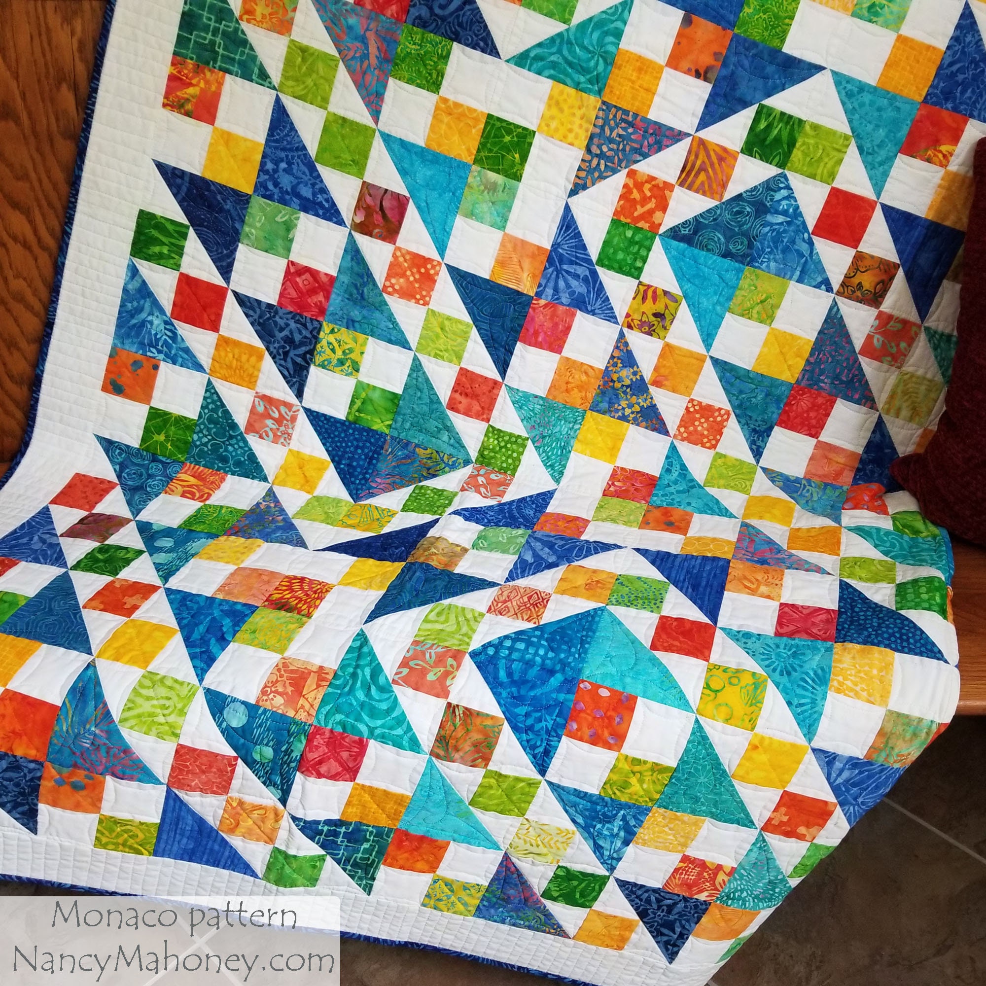 Monaco Quilt Pattern paper Copy - Etsy