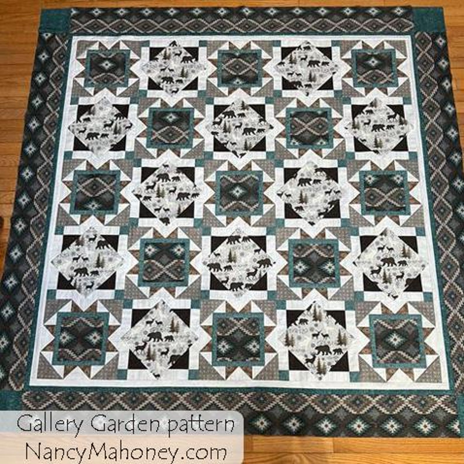 Gallery Garden Quilt Pattern (paper Copy) - Etsy