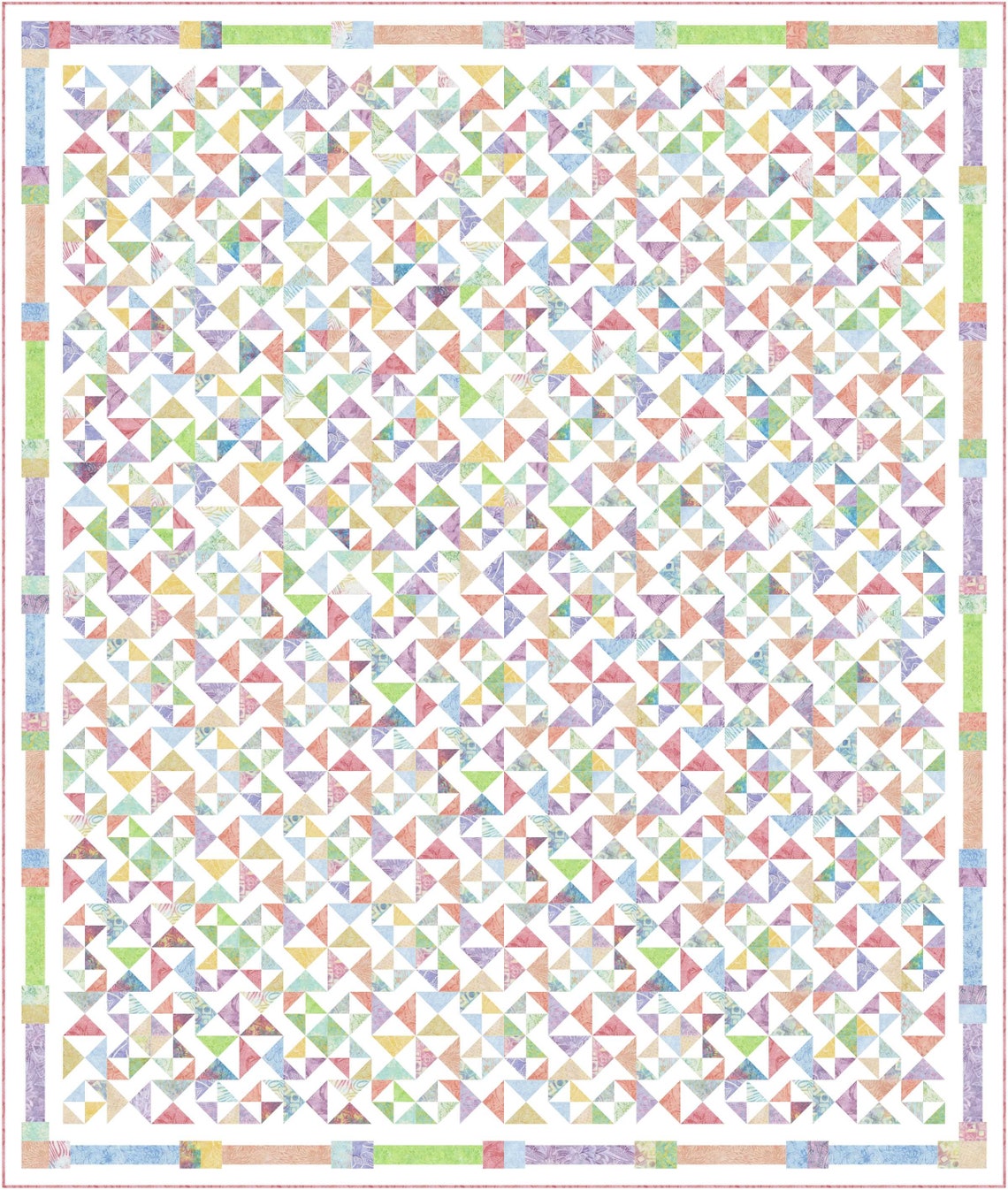 Cotton Candy Quilt Pattern PDF Digital Download - Etsy