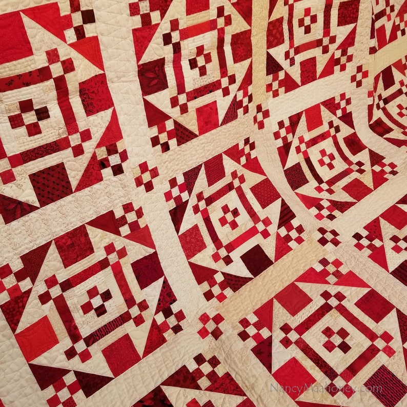 Cherries & Cream Quilt Pattern (PDF Digital Pattern) - Etsy