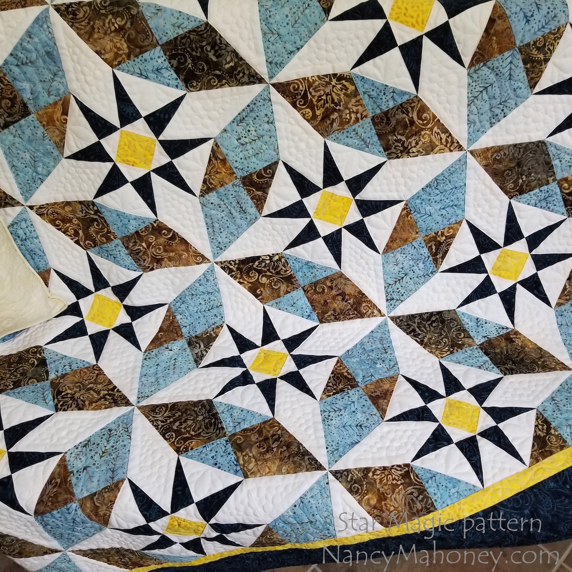 Star Magic Quilt PDF Digital Pattern - Etsy