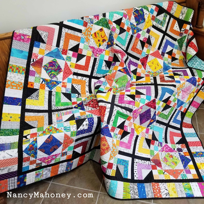 Puzzle Box Quilt Pattern paper Copy - Etsy
