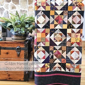 Golden Harvest Quilt Pattern (PDF Digital Download) - Etsy