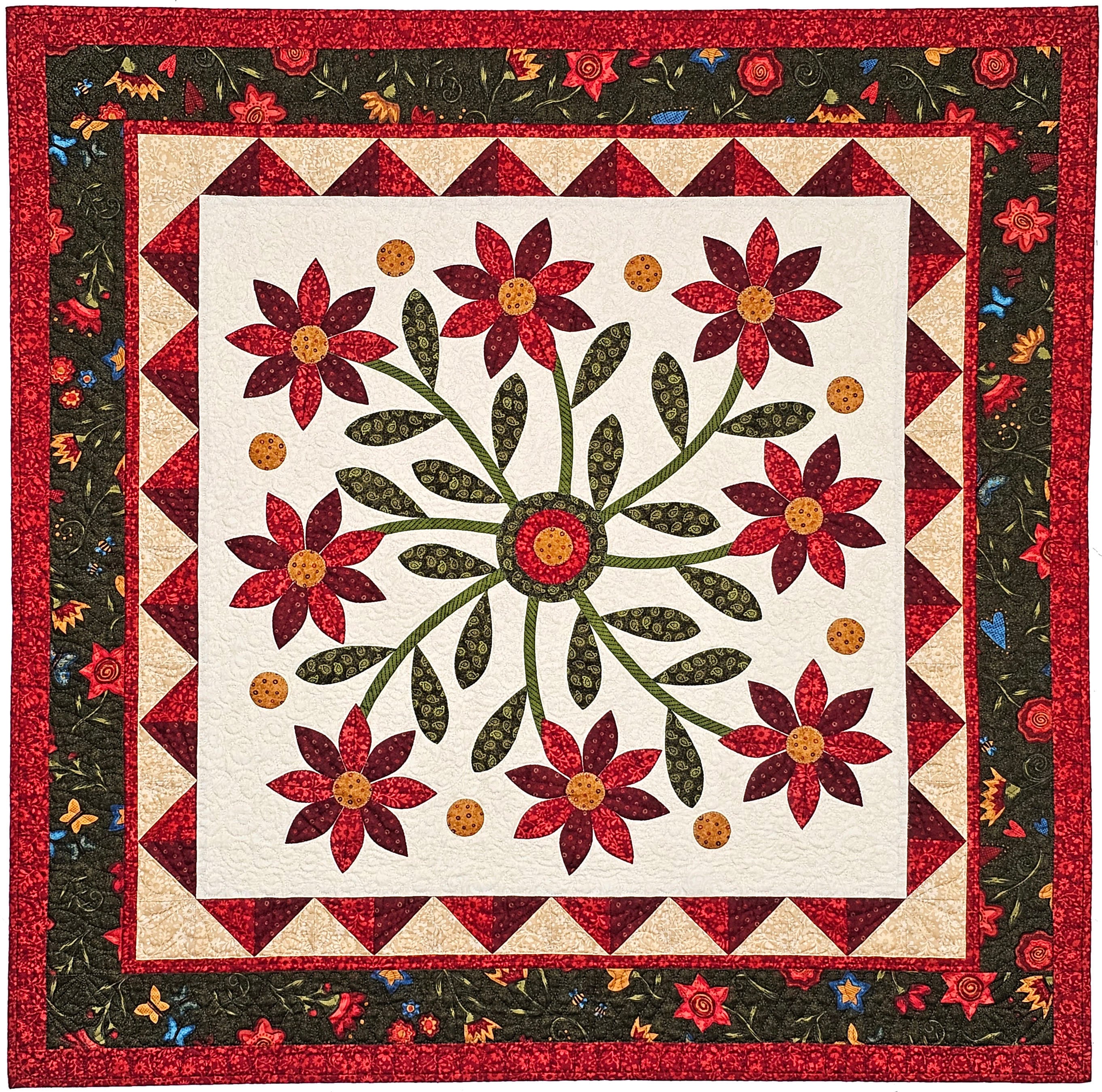 Floral Beauty Quilt Pattern (PDF Digital Pattern) - Etsy