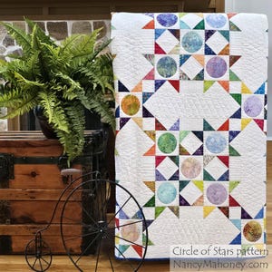 Circle of Stars Quilt Pattern (PDF Digital Pattern) - Etsy