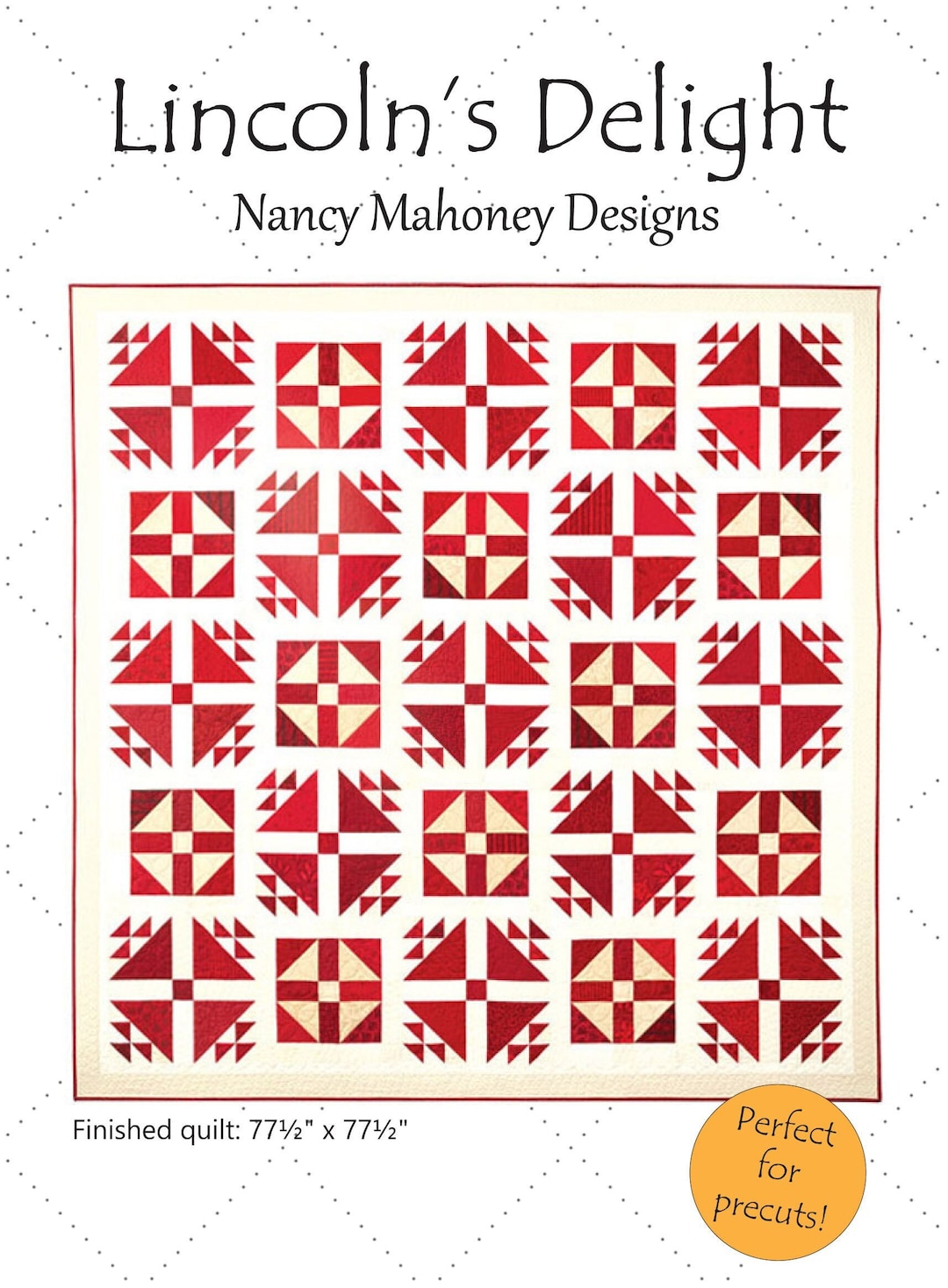 Lincoln's Delight Quilt Pattern (PDF Digital Download) - Etsy