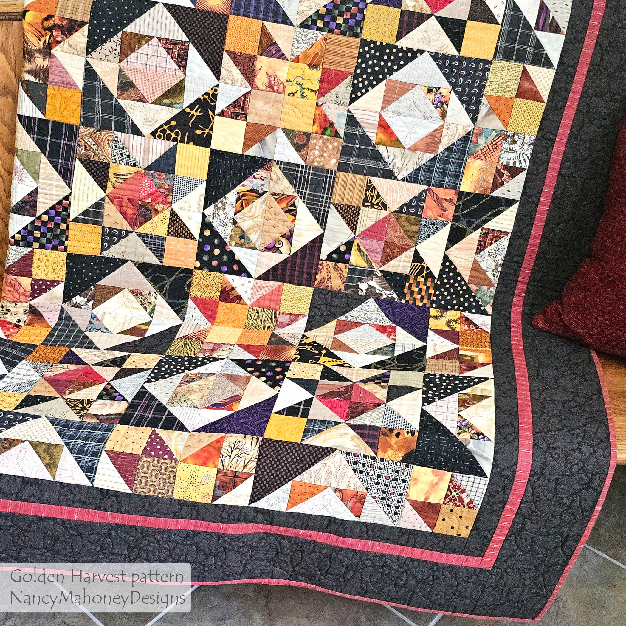 Golden Harvest Quilt Pattern (PDF Digital Download) - Etsy