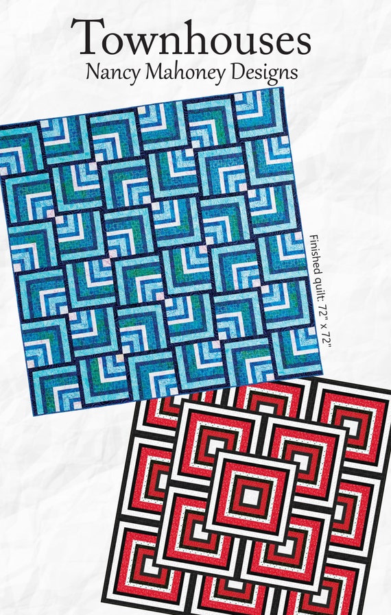 Townhouses Quilt Pattern PDF Digital Download - Etsy