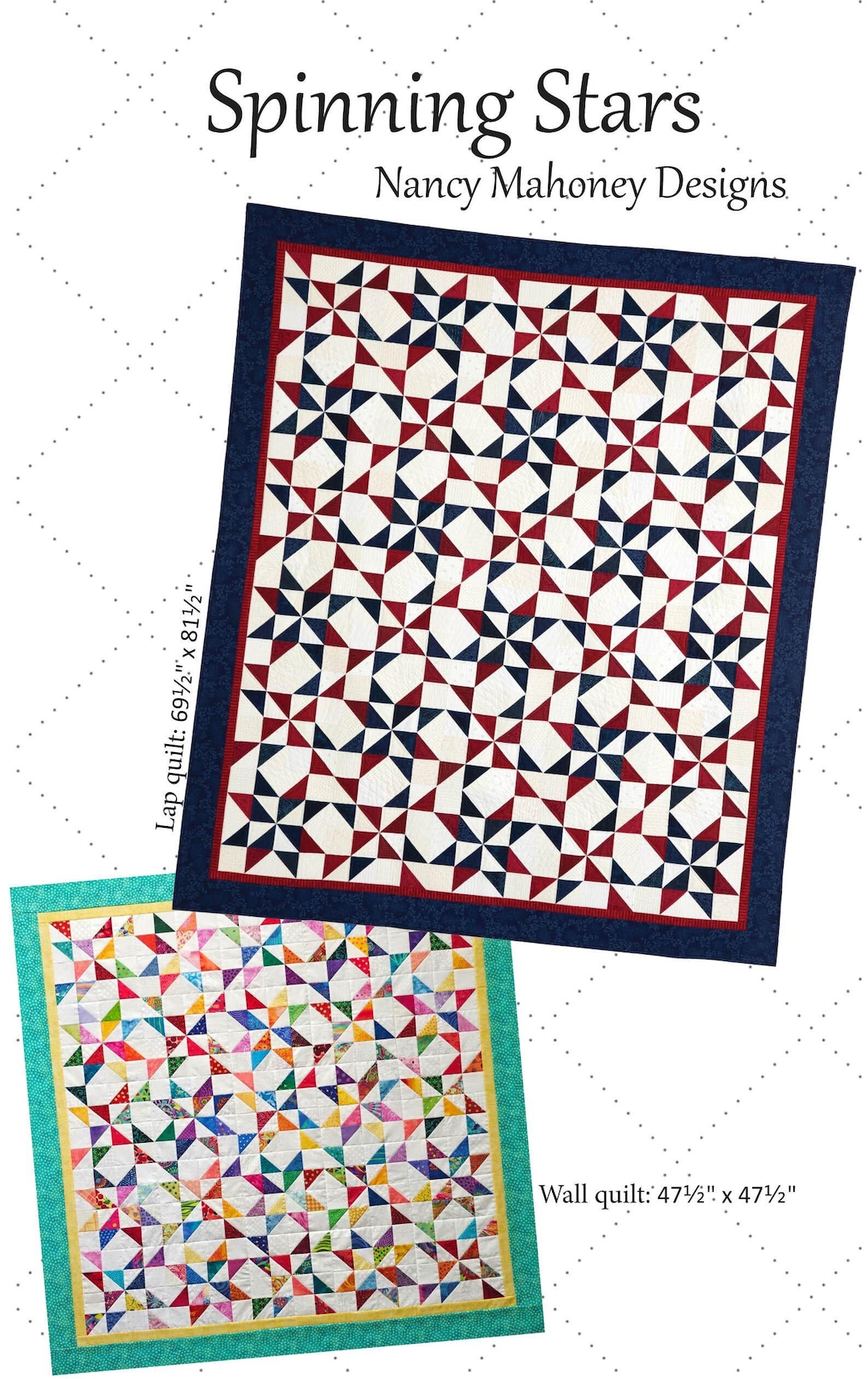 Spinning Stars Quilt Pattern (PDF Digital Pattern) - Etsy