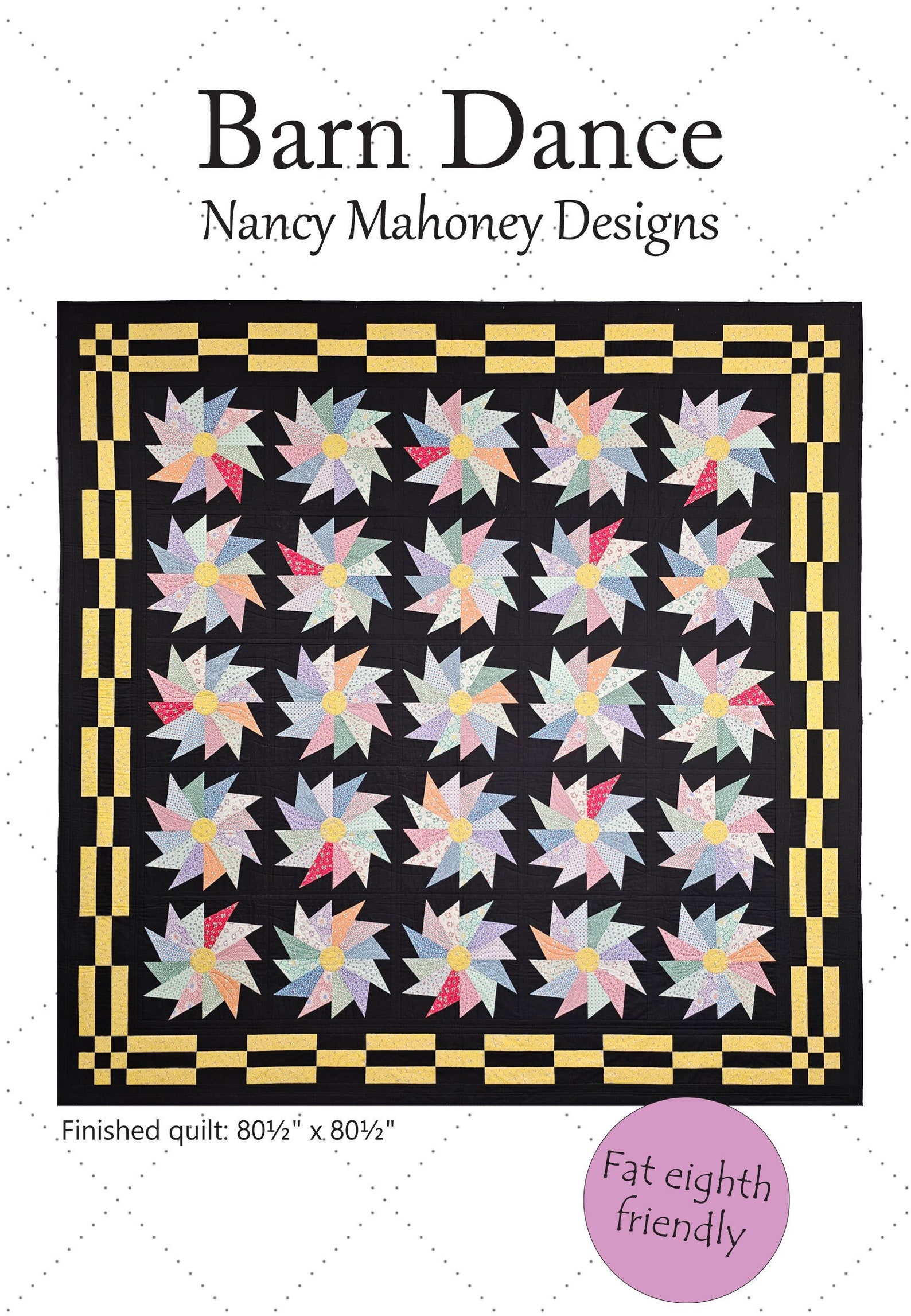 Barn Dance Quilt Pattern (PDF Digital Download), Foundation Pieced ...