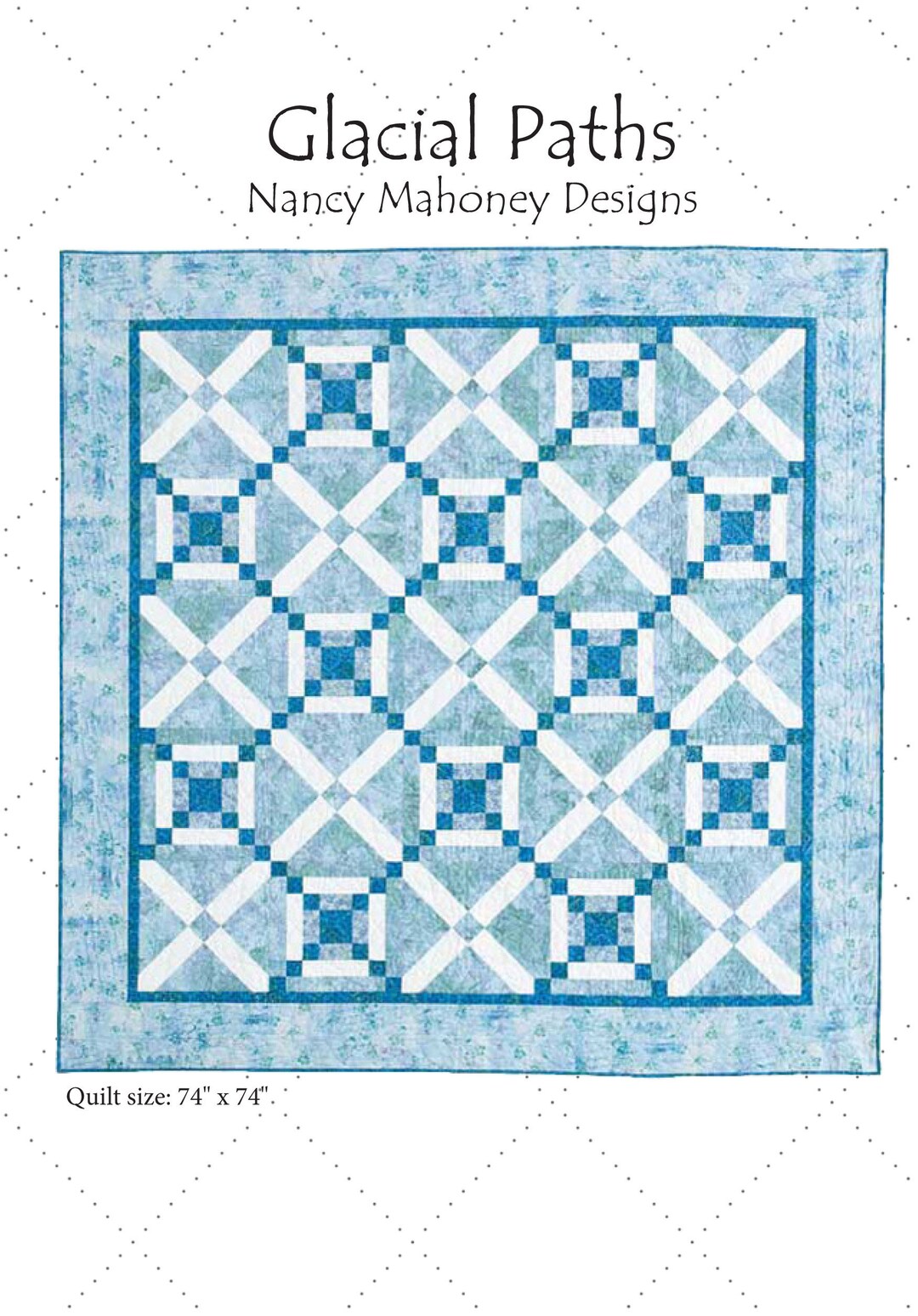 Glacial Paths Quilt Pattern (PDF Digital Download) - Etsy