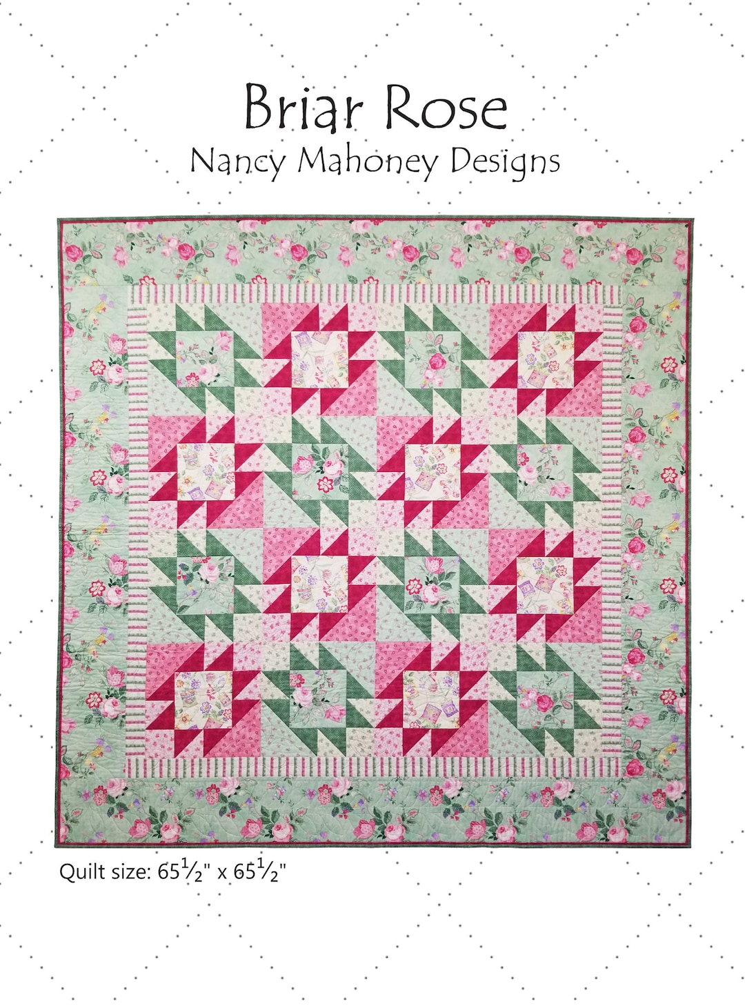 Briar Rose Quilt Pattern (PDF Digital Pattern) - Etsy