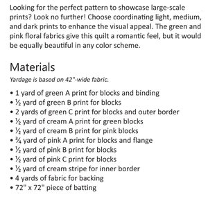 Briar Rose Quilt Pattern (PDF Digital Pattern) - Etsy