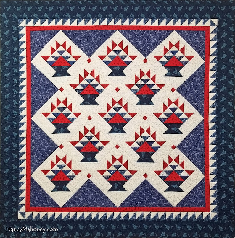 Nantucket Baskets Quilt Pattern (PDF Digital Pattern) - Etsy