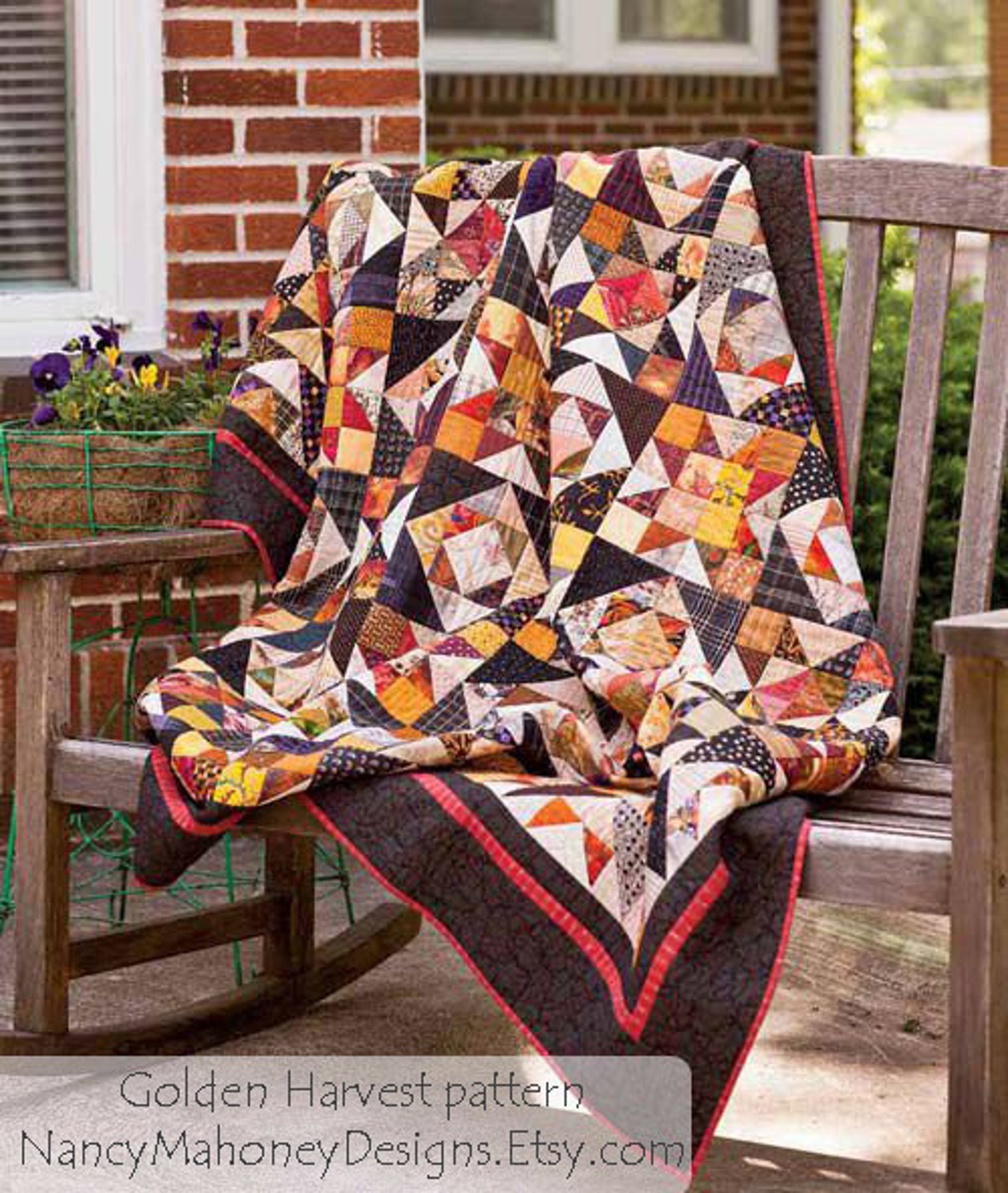Golden Harvest Quilt Pattern PDF Digital Download - Etsy