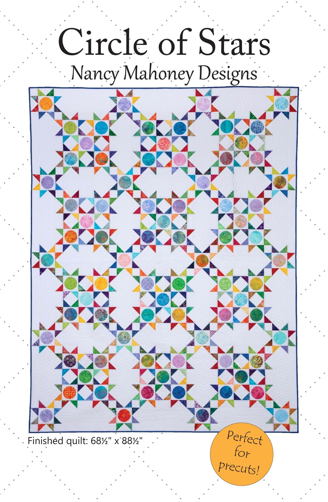 Circle of Stars Quilt Pattern (PDF Digital Pattern) - Etsy