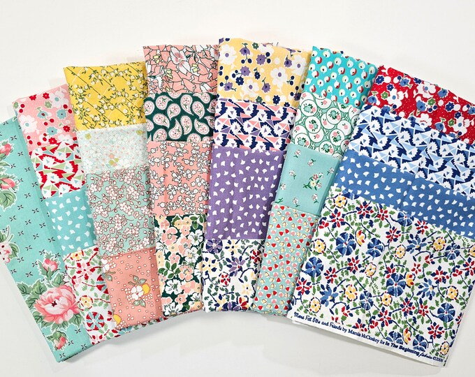 More Fat 8ths and Friends, in the Beginning Fabrics, Marsha Mccloskey ...