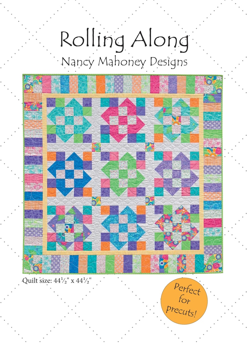 Rolling Along Quilt Pattern (PDF Digital Download) - Etsy