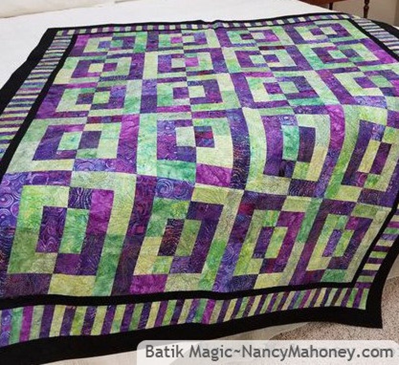 Batik Magic Quilt Pattern PDF Digital Download - Etsy