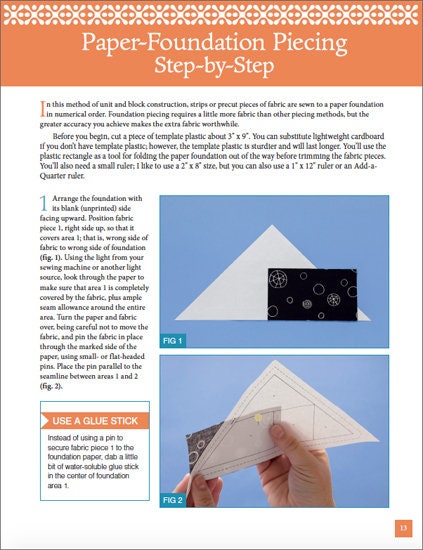 Learn to Paper Piece A Visual Guide to Piecing With Precision by Nancy ...