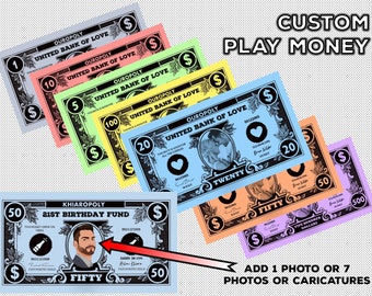 Custom Play Money - Etsy