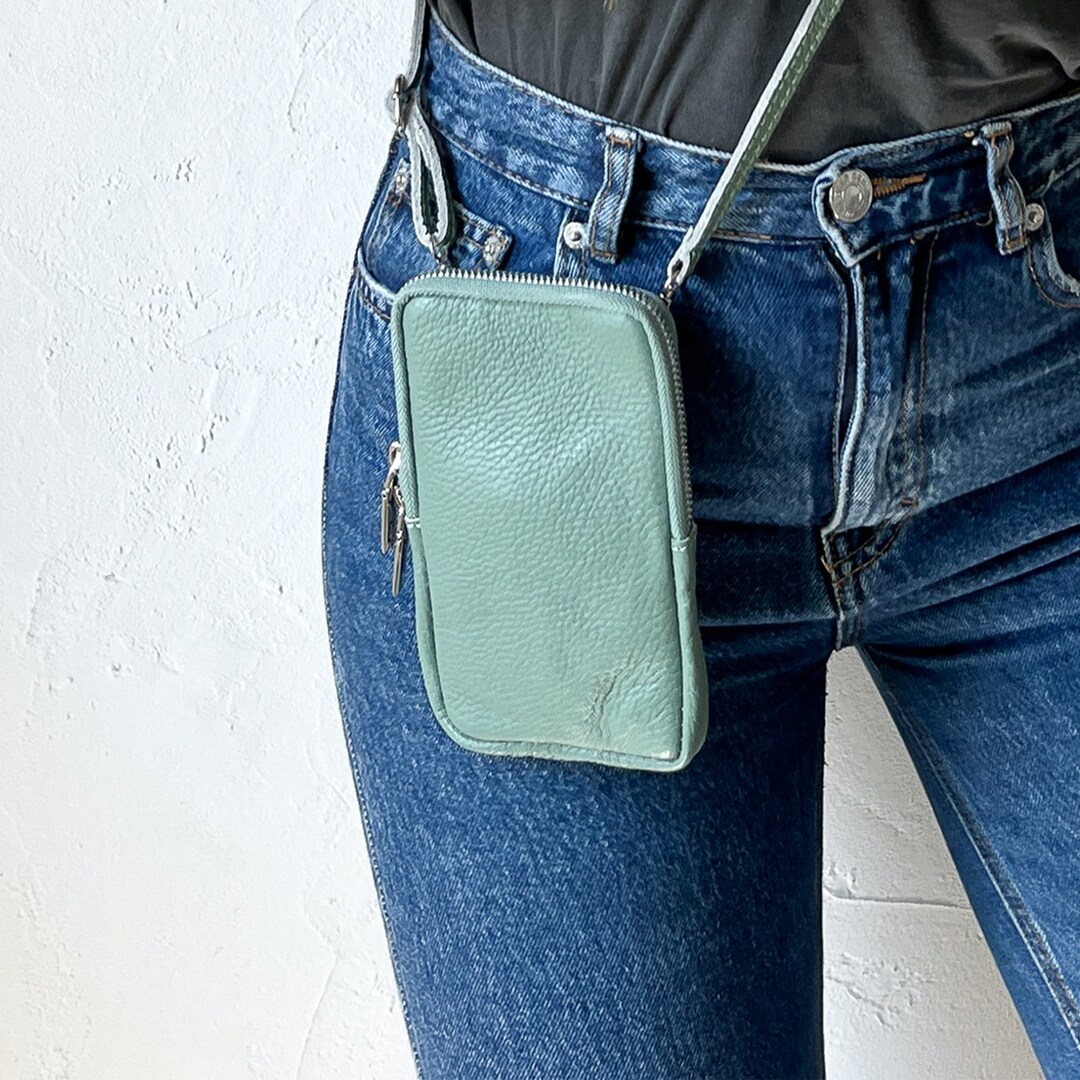 Leather Cell Phone Bag for Women, Mobile Phone Crossbody Bag ...