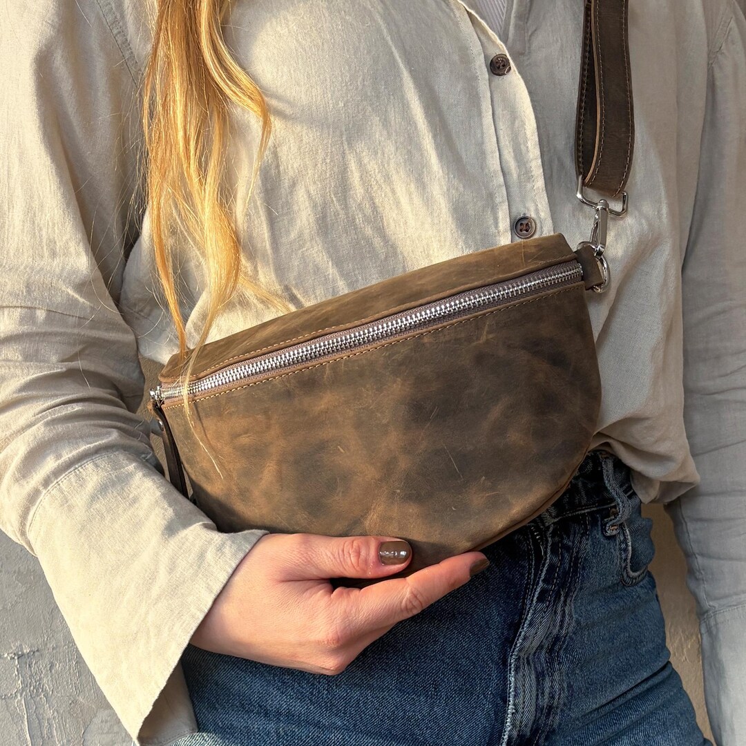 Leather Fanny Pack for Men, Belly Bag, Bum Bag, Belly Bag, Personalized ...