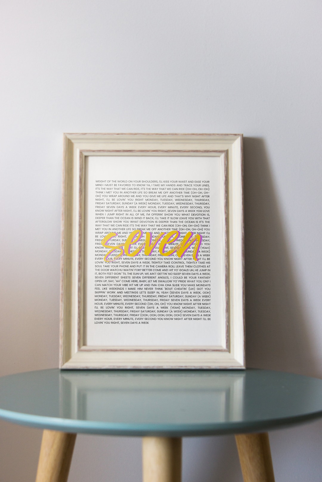 BTS Lyrics Poster, Bts Seven Lyrices, Jungkook Art, Bts Poster, Bts ...