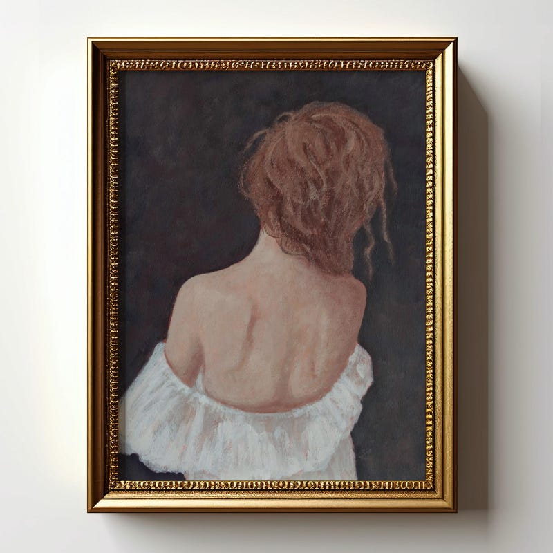 Woman Back Painting - Etsy