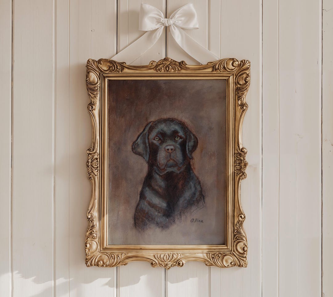 Labrador Sketch Art Print -unframed Chocolate Lab Drawing Wall Decor - Etsy
