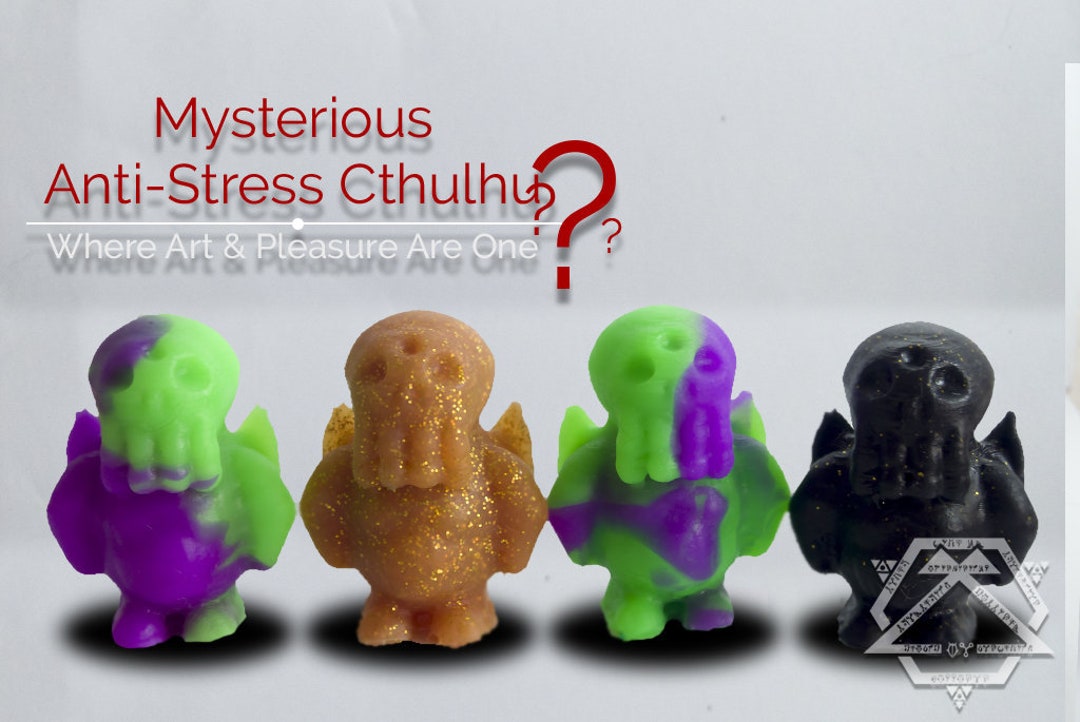 Mysterious Anti-stress Cthulhu Squishy Silicone Figure Lovecraft Toy ...