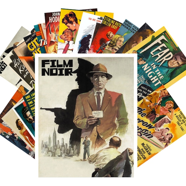 Film Noir Art - Etsy