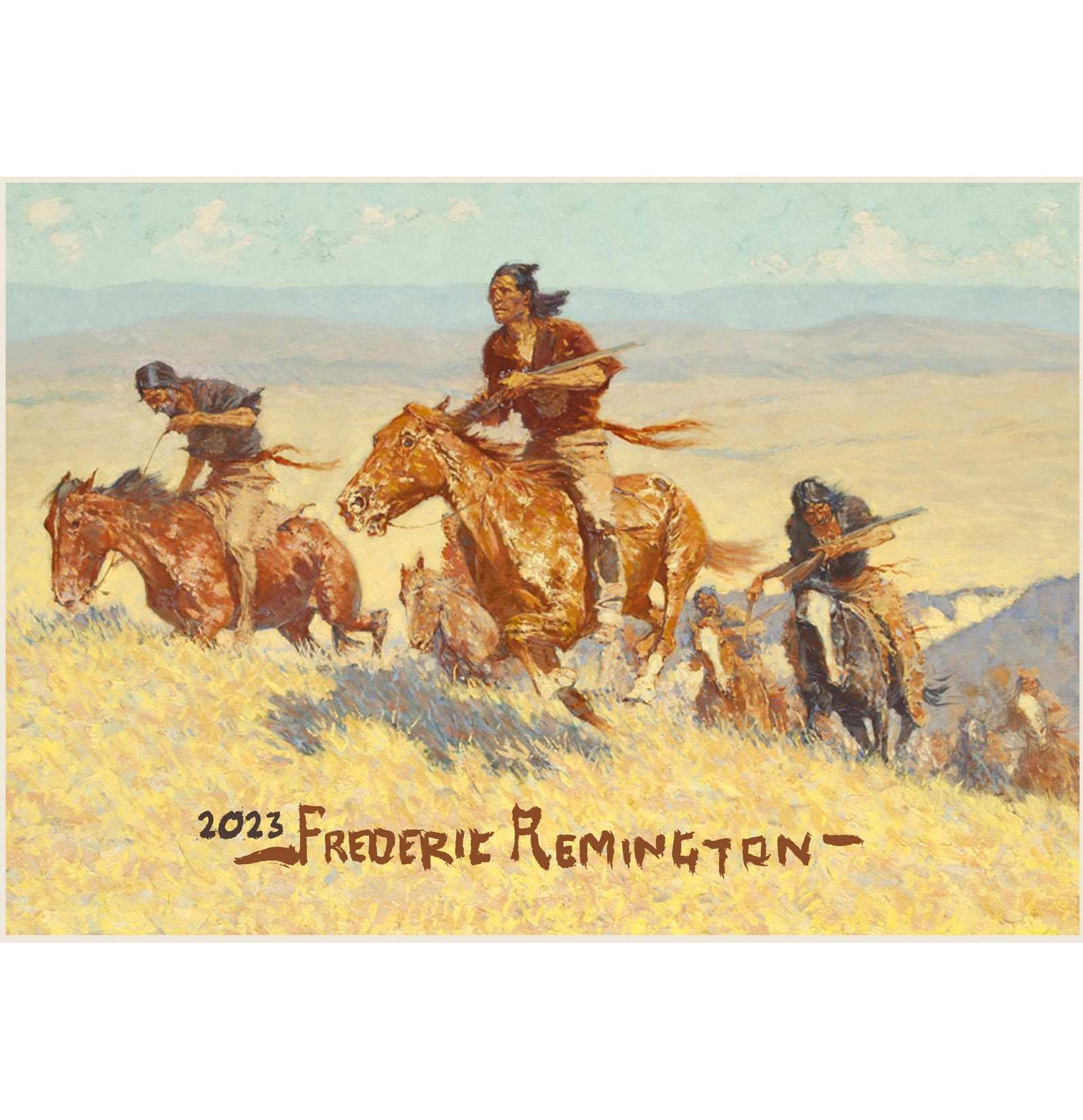 Native American Men Calendar