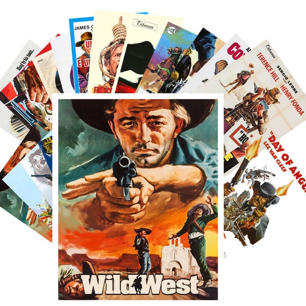 Wild West Postcard - Etsy