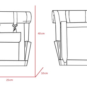 ROLLUP Backpack Sewing Pattern Instructions Printable - Etsy