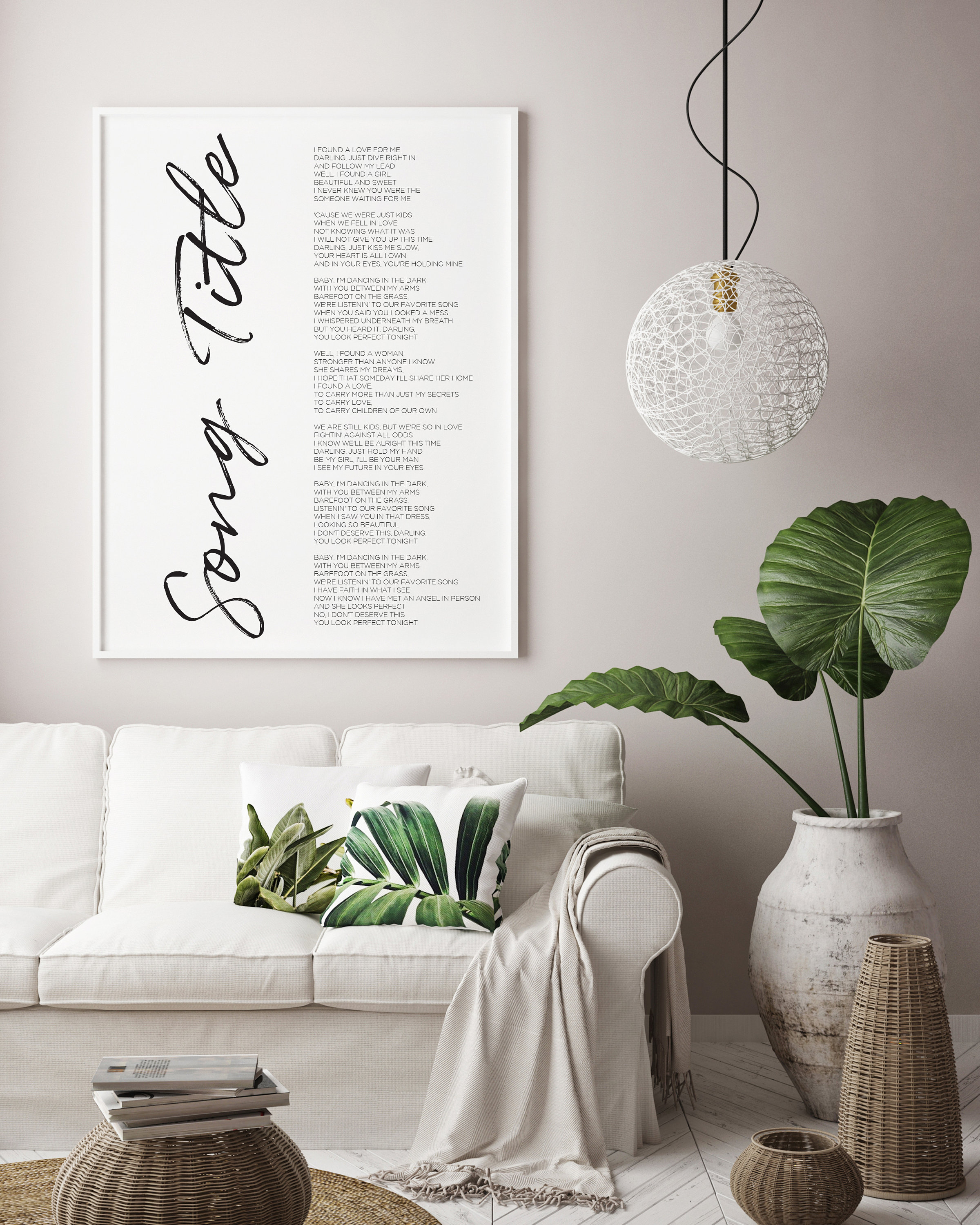 Custom Favourite Song Wall Art Print Wall Decor Black and - Etsy UK